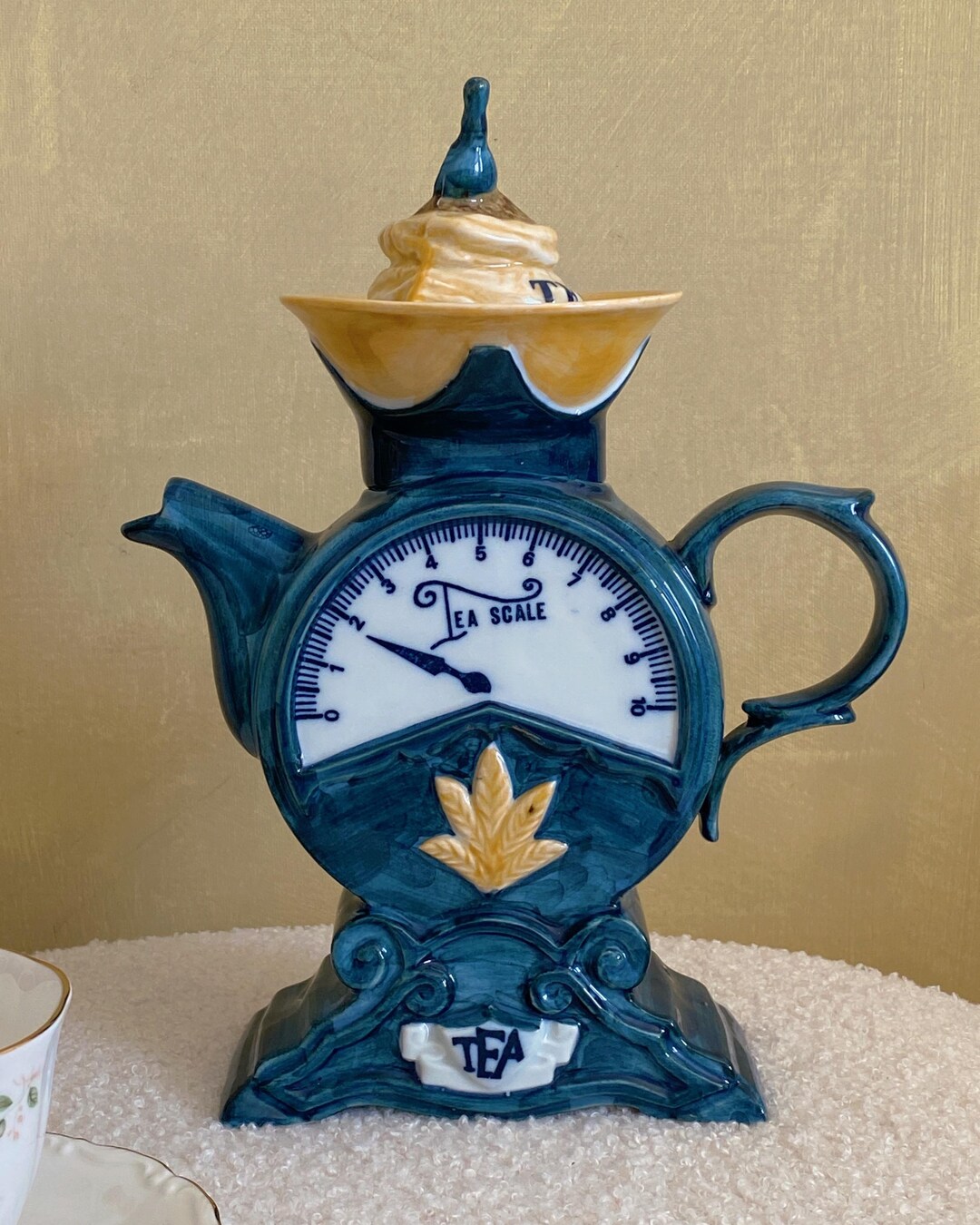 Vintage Teascale Collectible Teapot, Hand Painted, Cottagecore ...