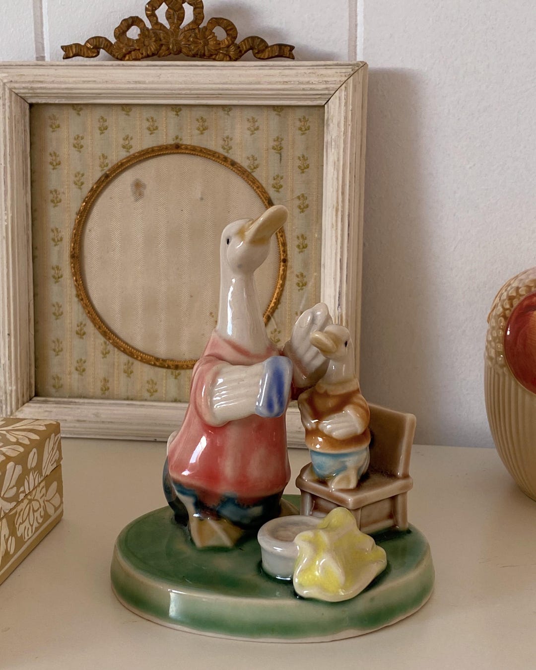 Vintage Beatrix Potter Mother Goose Porcelain Figurine, Collectible ...