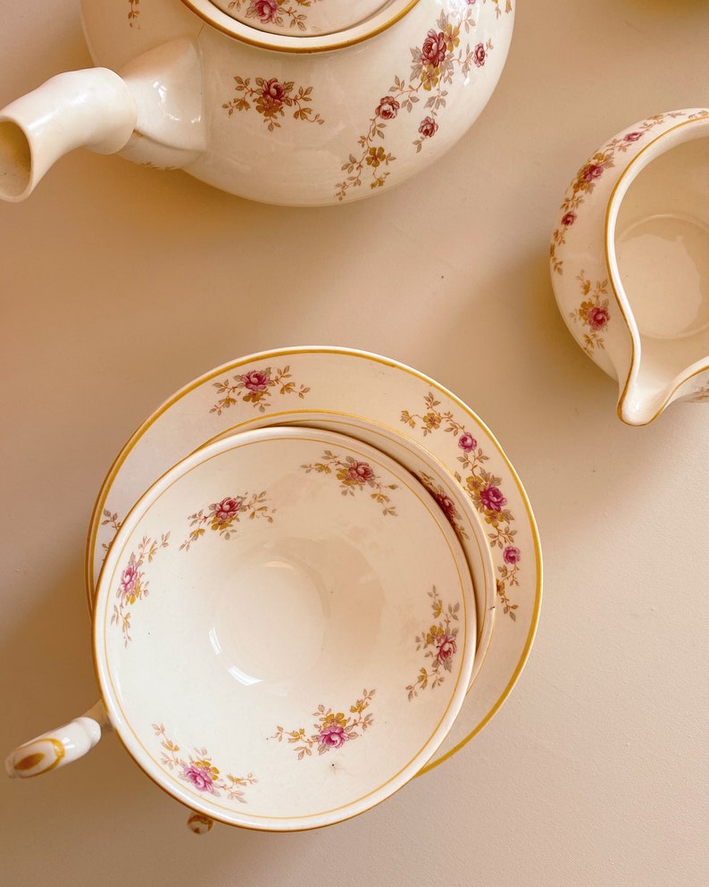 Rare Vintage Koninklijk Plateel Bakkerij Gouda Cream Tea Set - Etsy