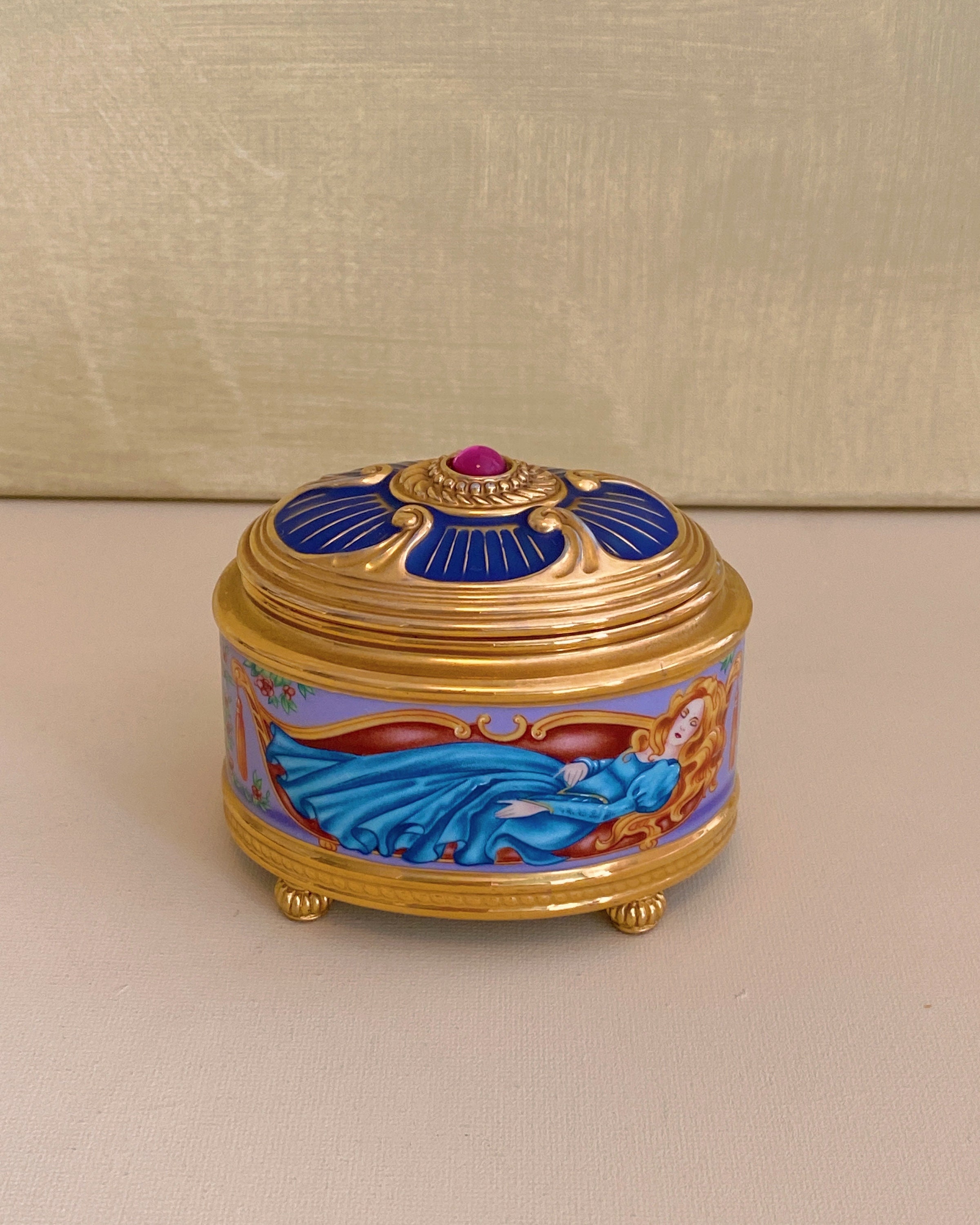 Vintage Franklin Mint House of Fabergé Sleeping Beauty Music Box ...