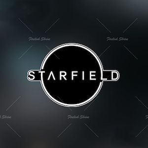 Starfield Sticker Game Reflective Sticker Starfield Game Logo Patch ...