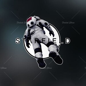 Starfield Sticker Game Reflective Sticker Starfield Game Logo Patch ...