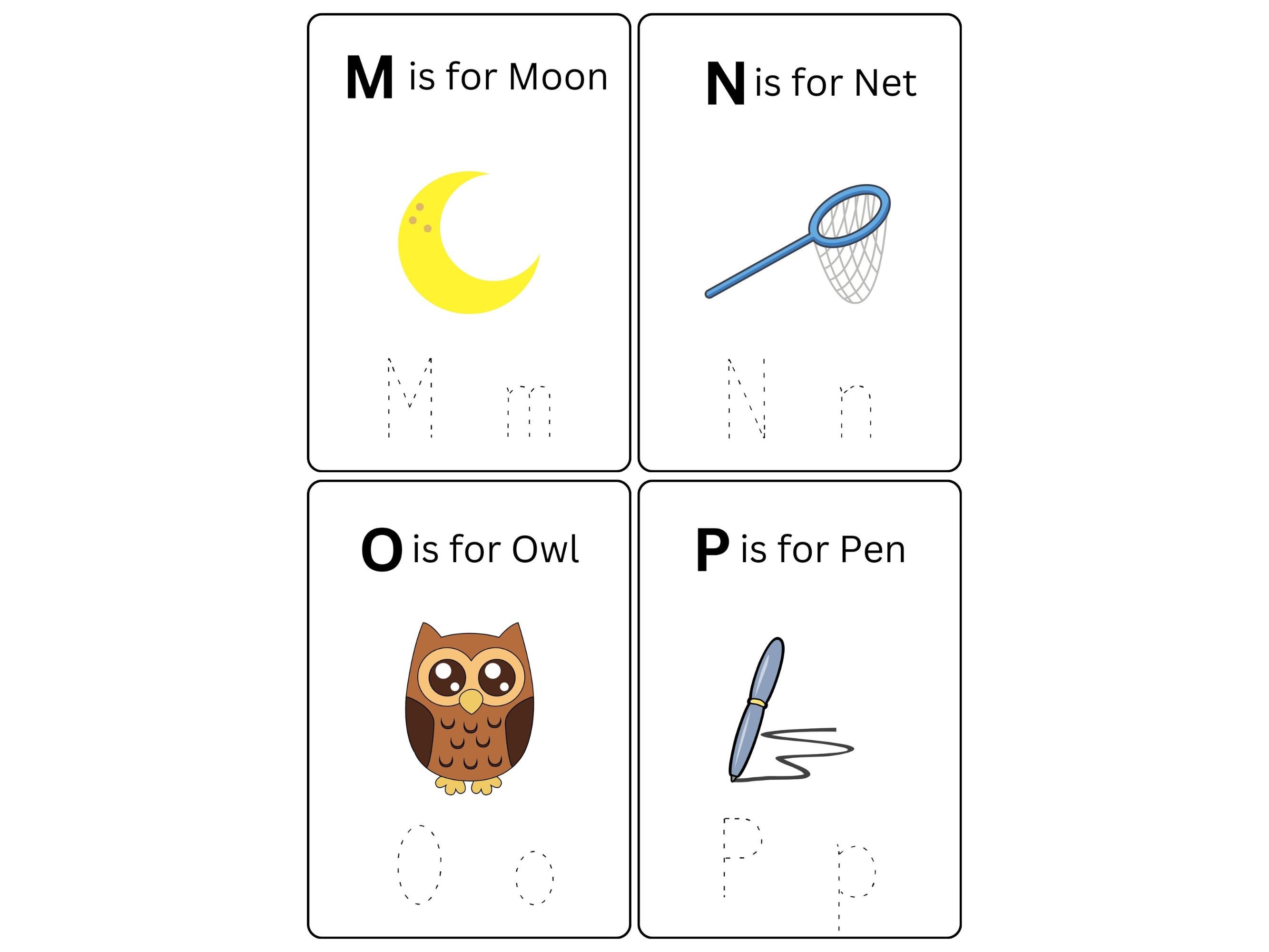 Printable Alphabet Flash Cards, Educational Resource, Classroom, Home ...