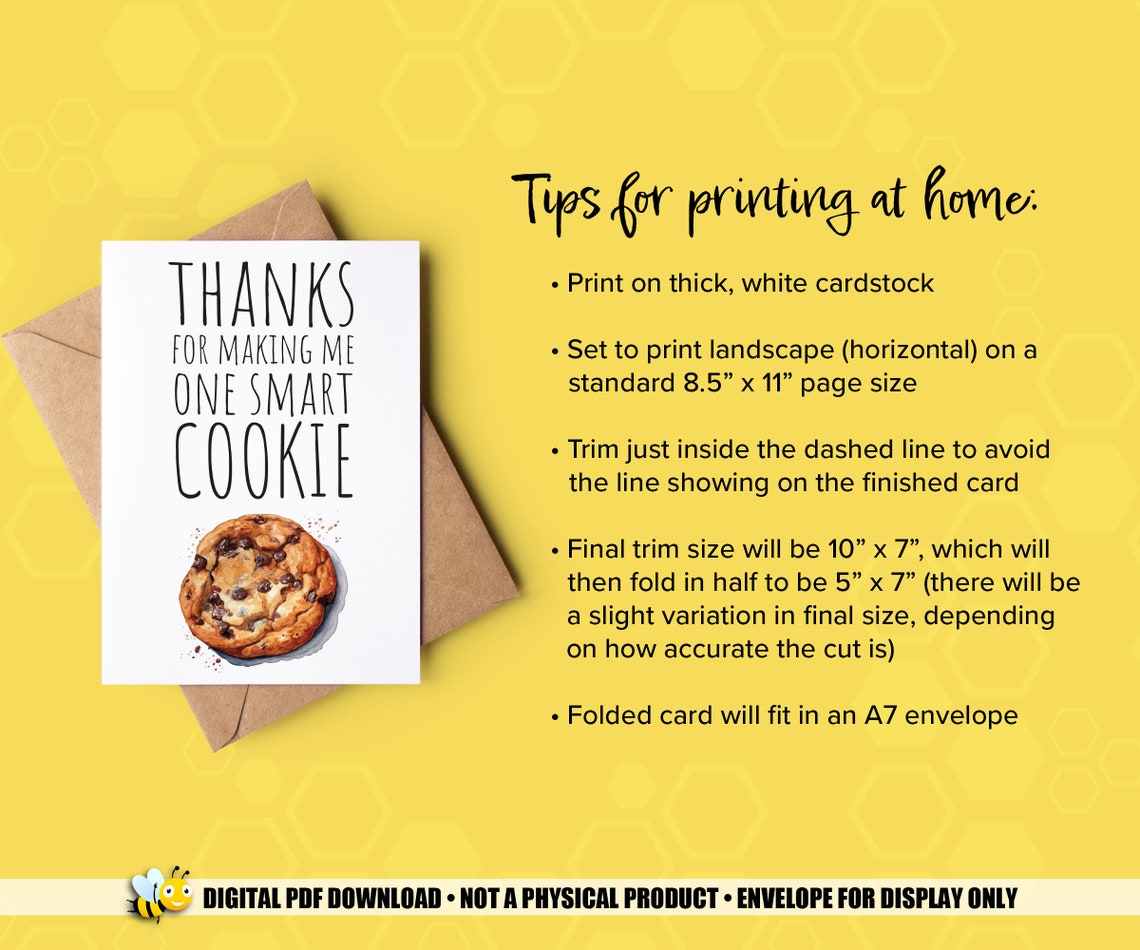 Teacher Appreciation Card, Thank You Teacher Card, End of School Year ...