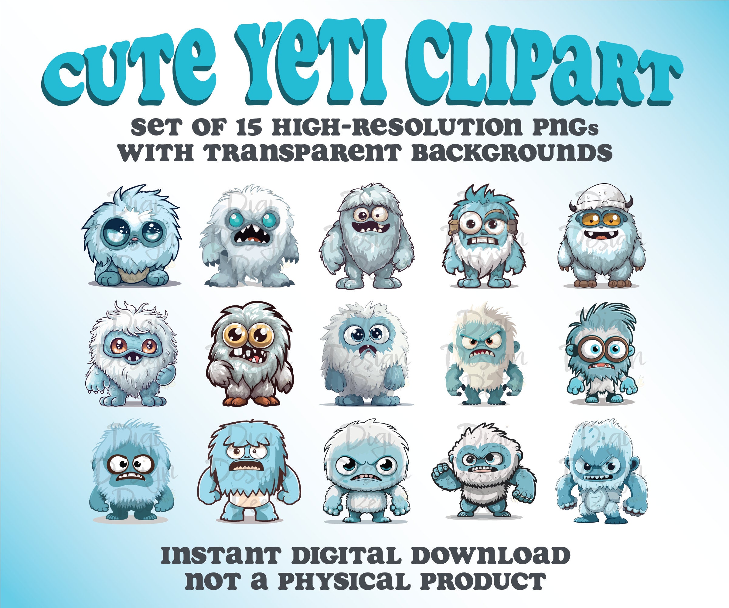 Yeti Cartoon