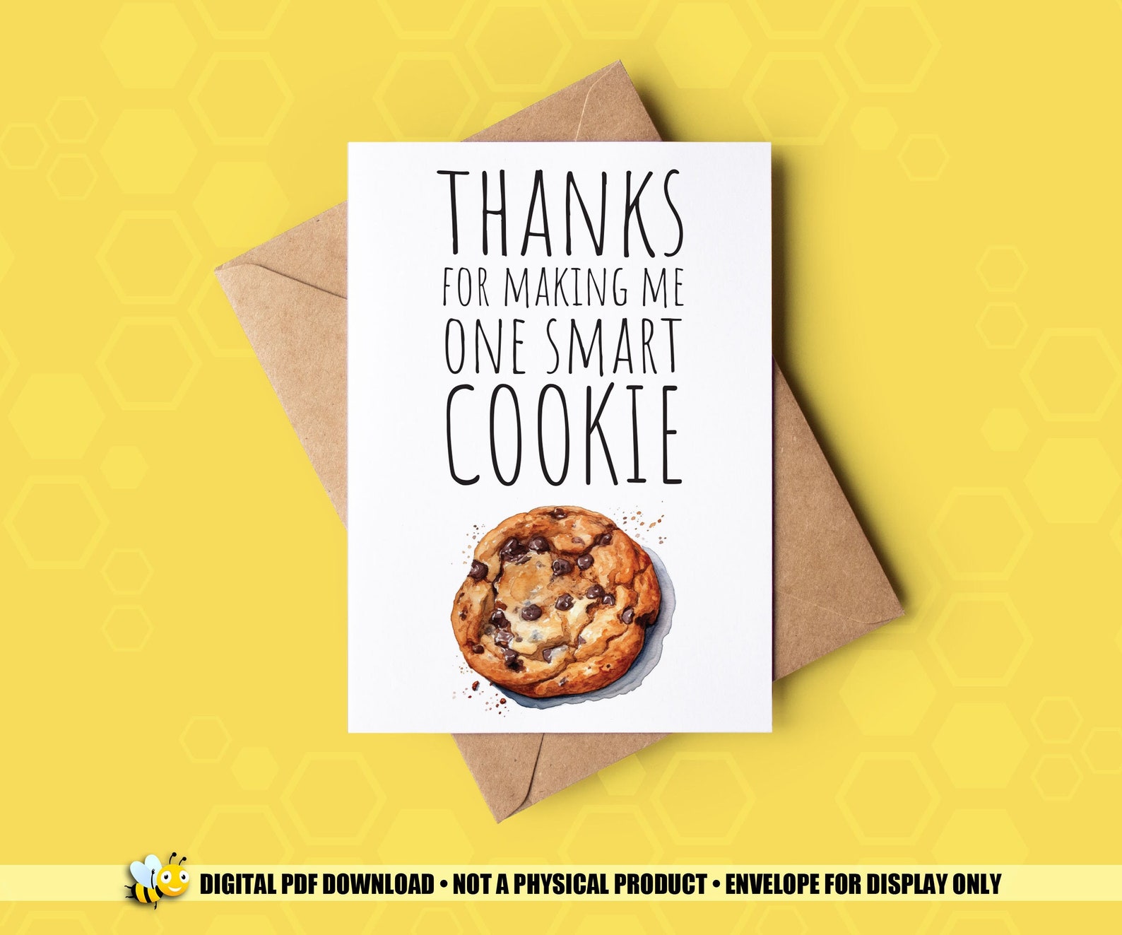 Teacher Appreciation Card, Thank You Teacher Card, End of School Year ...