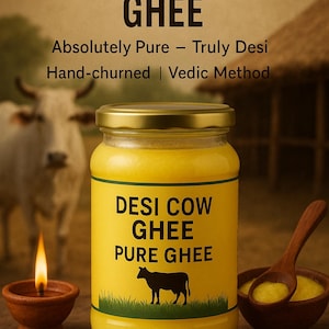 Handmade A2 Desi Cow Ghee: Traditional Clarified Butter - Etsy