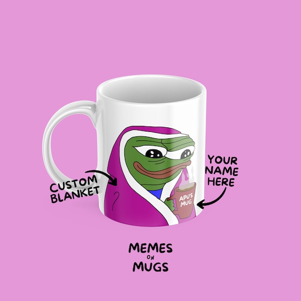 Peepo Cozy Mug - Etsy Canada