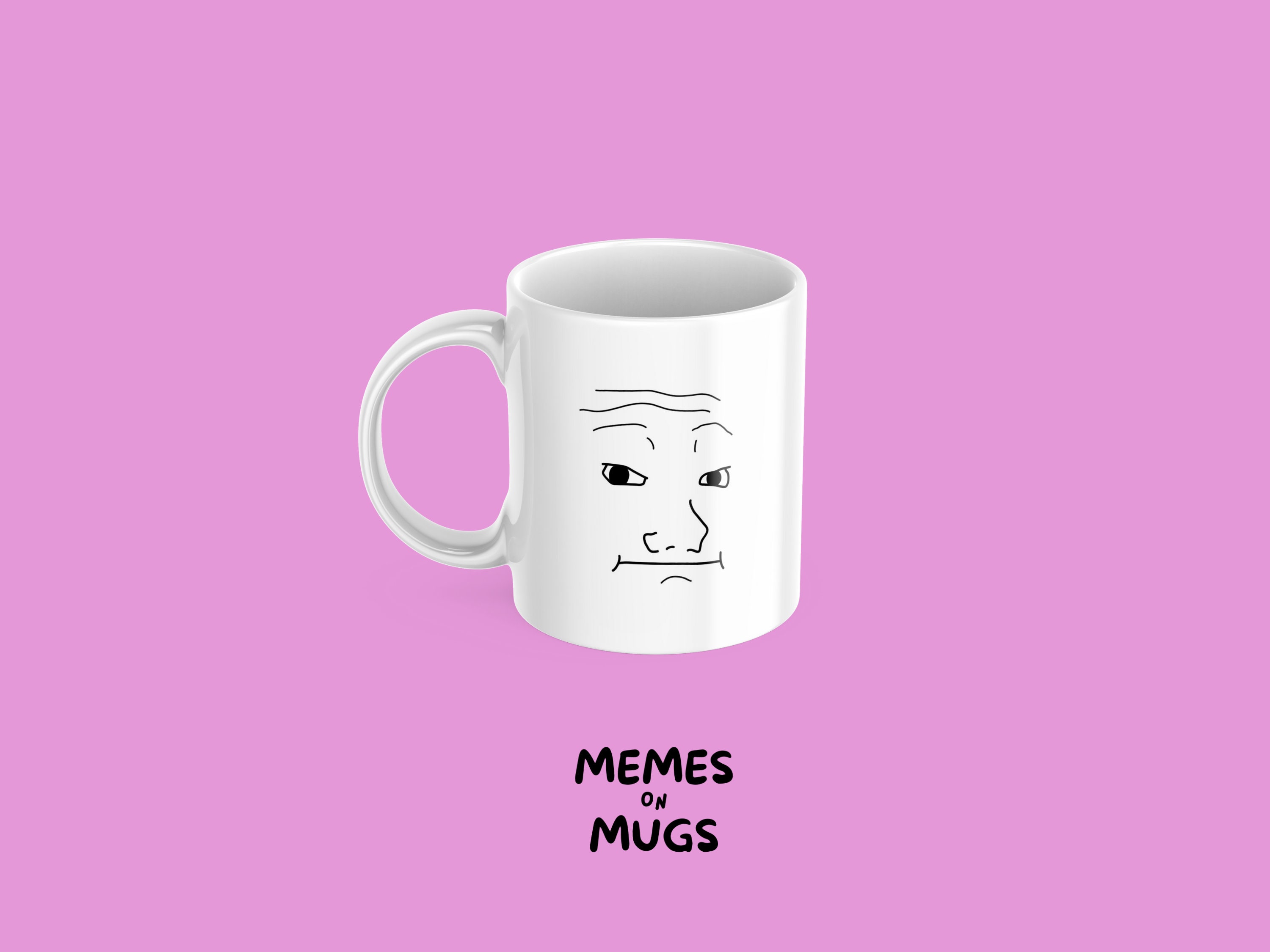 Long Face Wojak 11oz Mug - Etsy UK