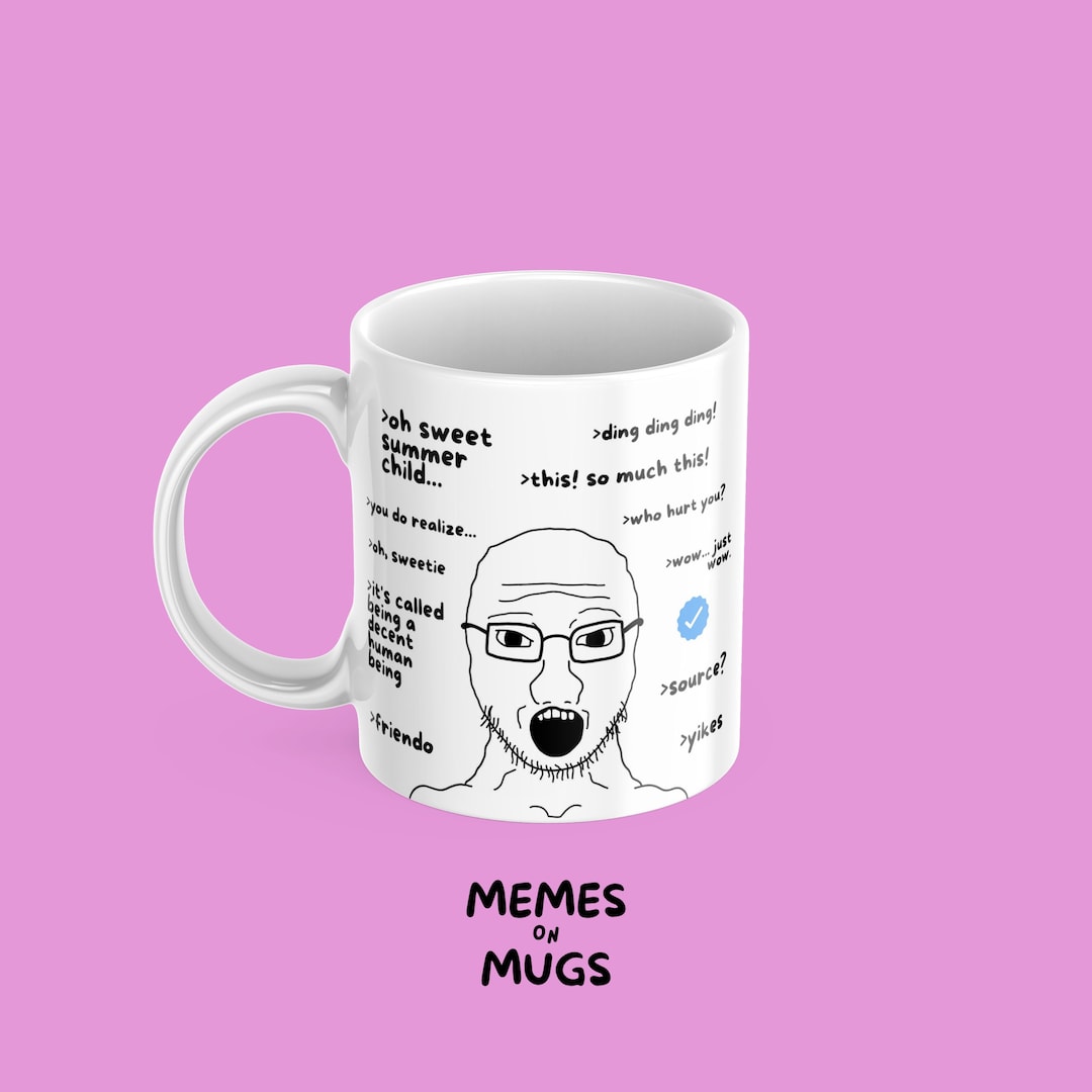 Soyjak Wojak Quotes 11oz Mug - Etsy
