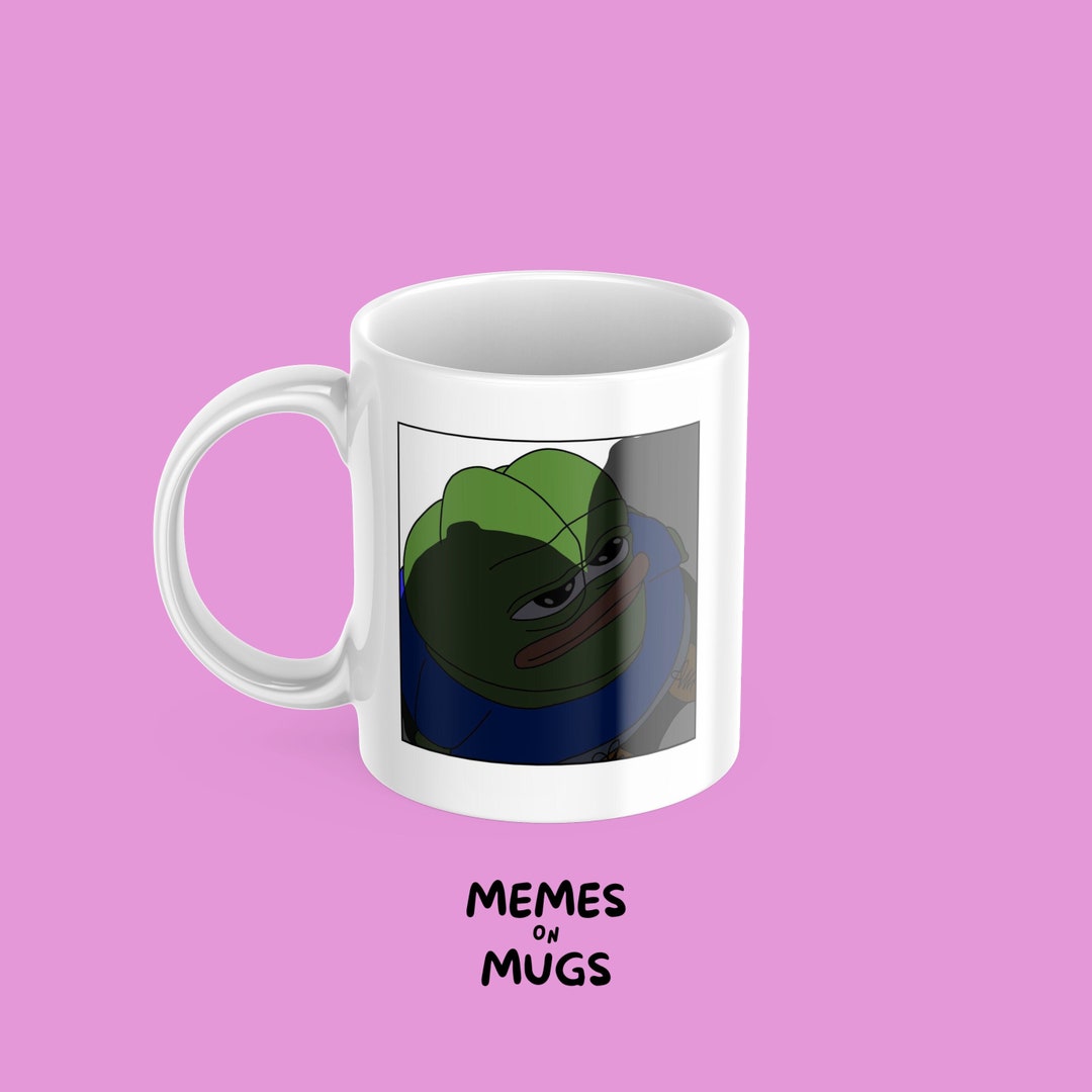 Boob Shadow Pepe the Frog Mug Cozy Peepo Meme Memes on - Etsy