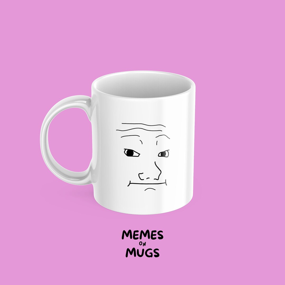 Long Face Wojak Mug Wojak Meme Memes on Mugs - Etsy Israel
