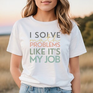 Funny Math Squad Shirt, Teacher Life, New Math Teacher Gift, Problem ...