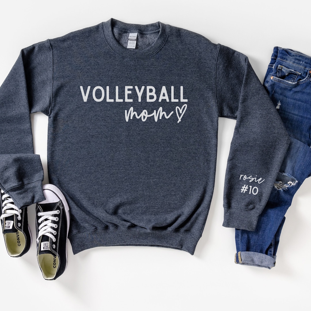 Custom Volleyball Mom Shirt, Volleyball Mama Sweatshirt With Name ...