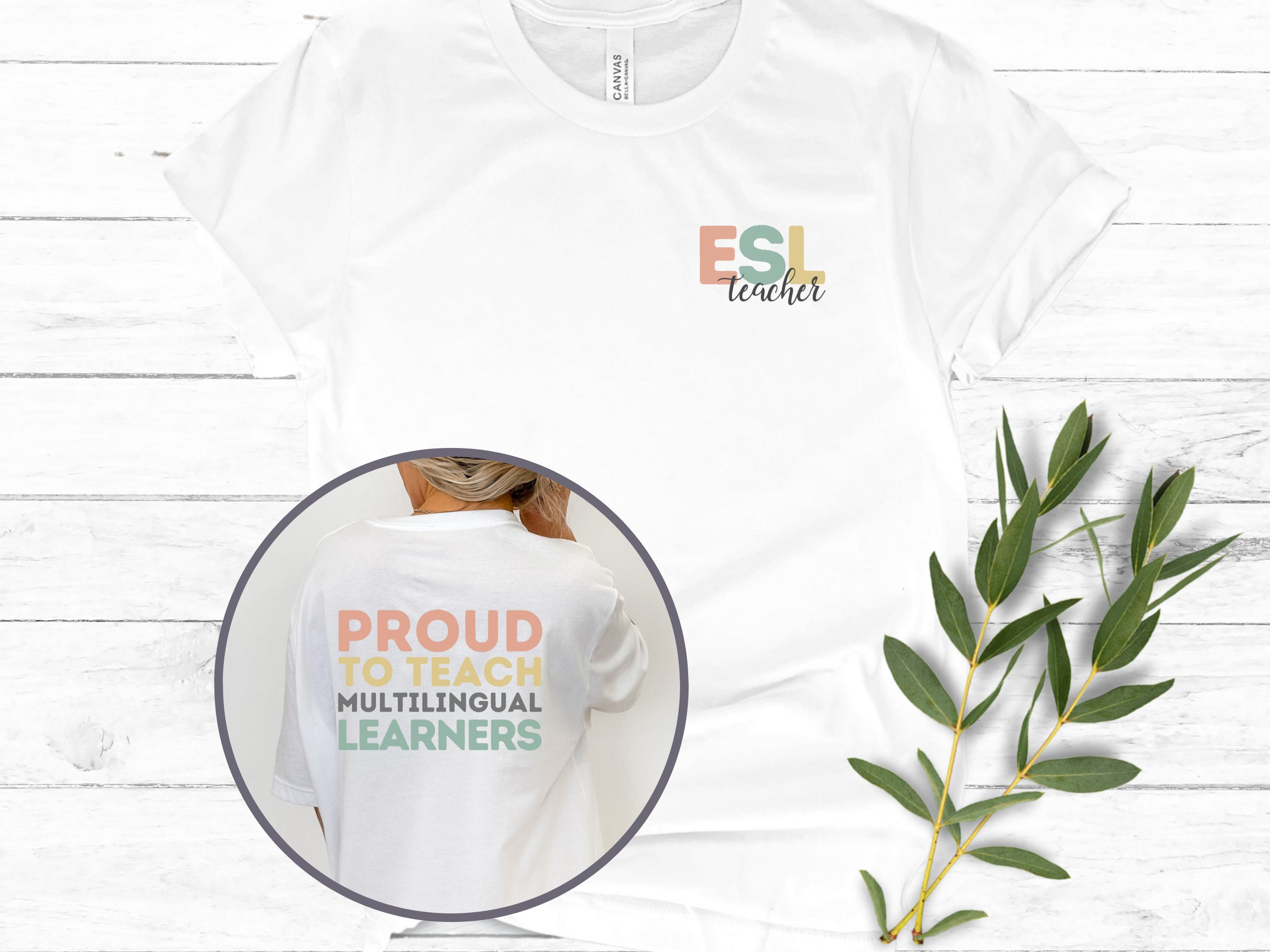 ESL Teacher Shirt English Language Learner T-shirt ESL - Etsy