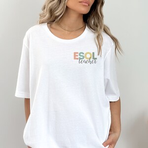 ESOL Teacher Shirt, English for Speakers of Other Languages T-shirt ...