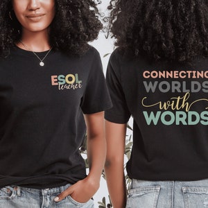 ESOL Teacher Shirt, English for Speakers of Other Languages T-shirt ...