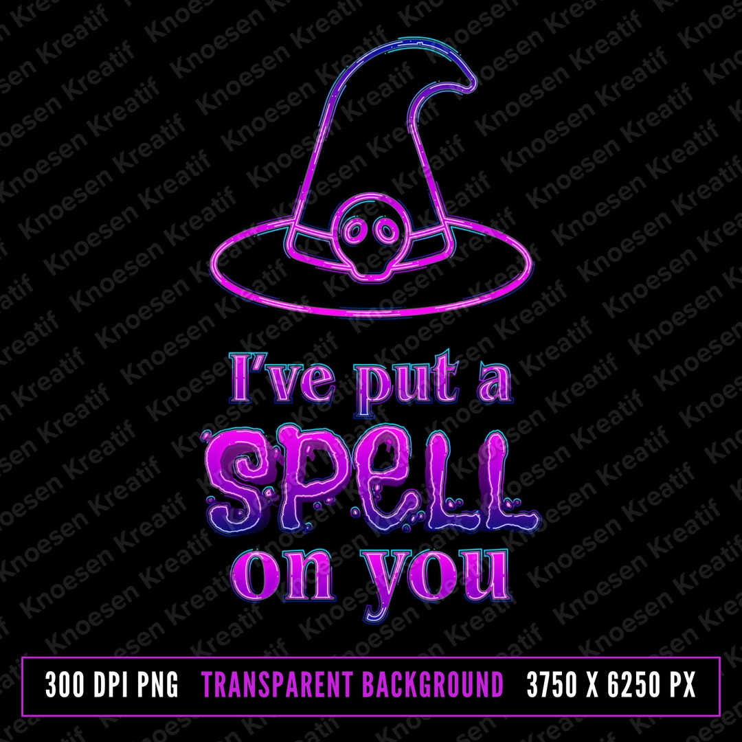 Magic Witch Spell PNG File: Sublimation Design (digital Download) - Etsy