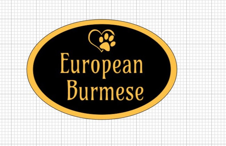 Cat Breed Sign, Cat Sign, Breed Sign, Cat Breed, Cat Show Sign, Cage ...