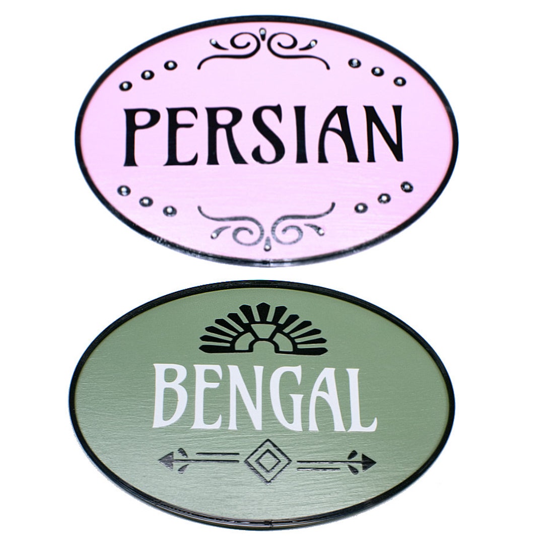 Cat Breed Sign, Cat Sign, Breed Sign, Cat Breed, Cat Show Sign, Cage ...