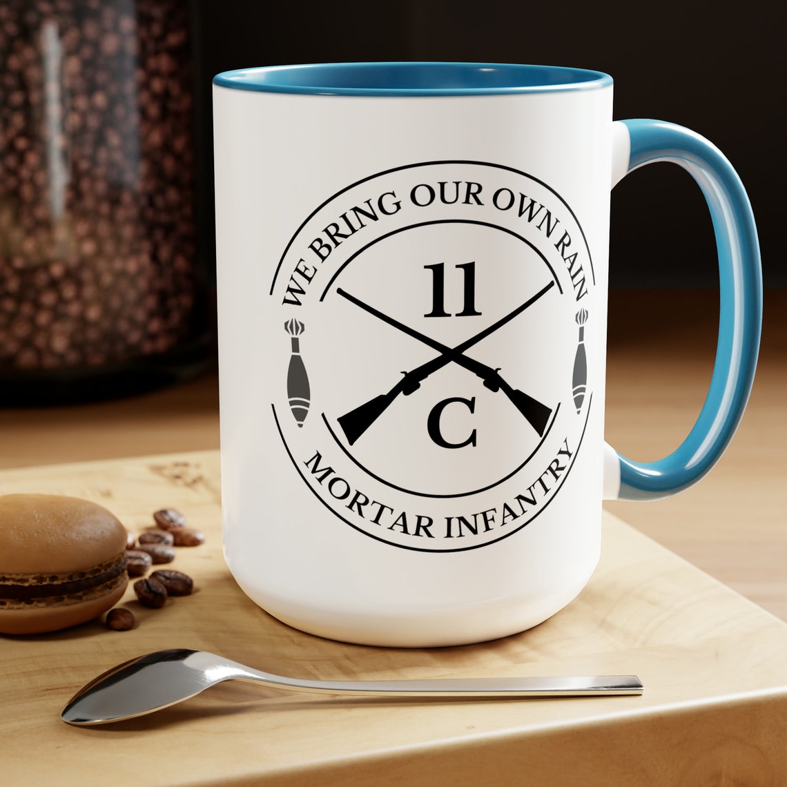 Infantry Mortarman Coffee Cup , Military Theme Gift, Veteran Gift Idea ...