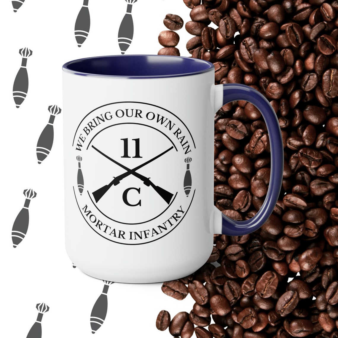 Infantry Mortarman Coffee Cup , Military Theme Gift, Veteran Gift Idea ...
