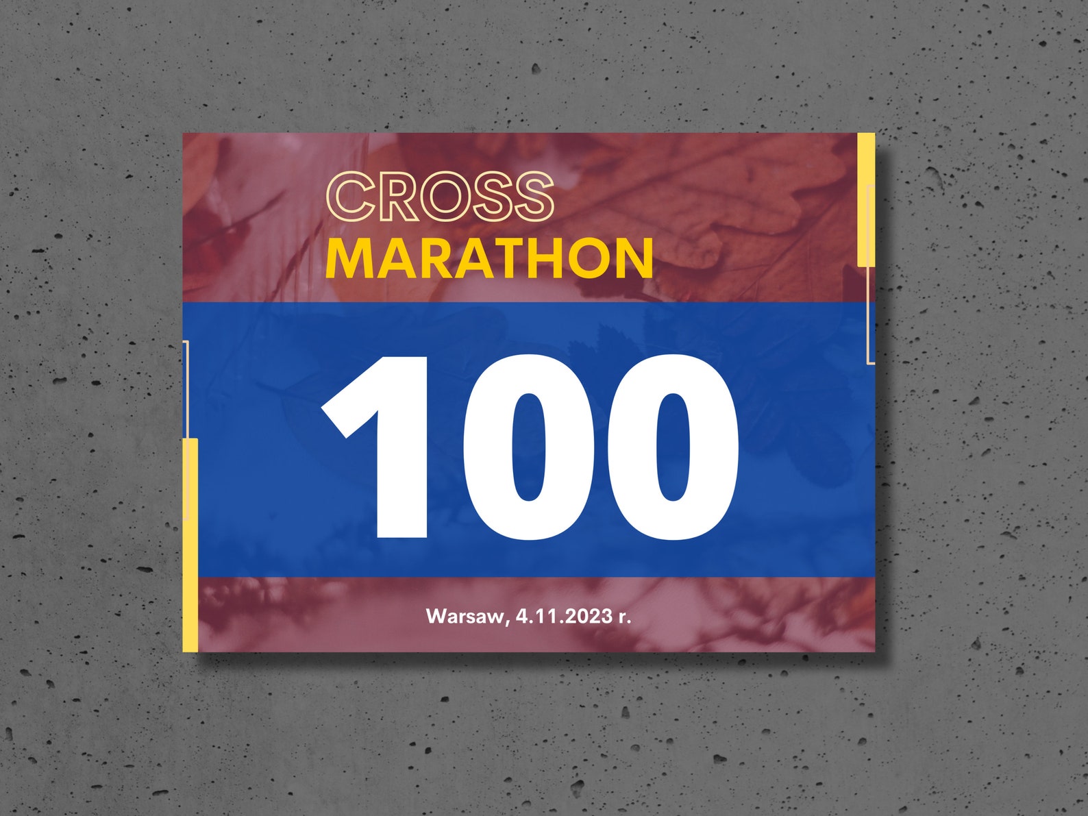 Editable Race Bib Template - Etsy