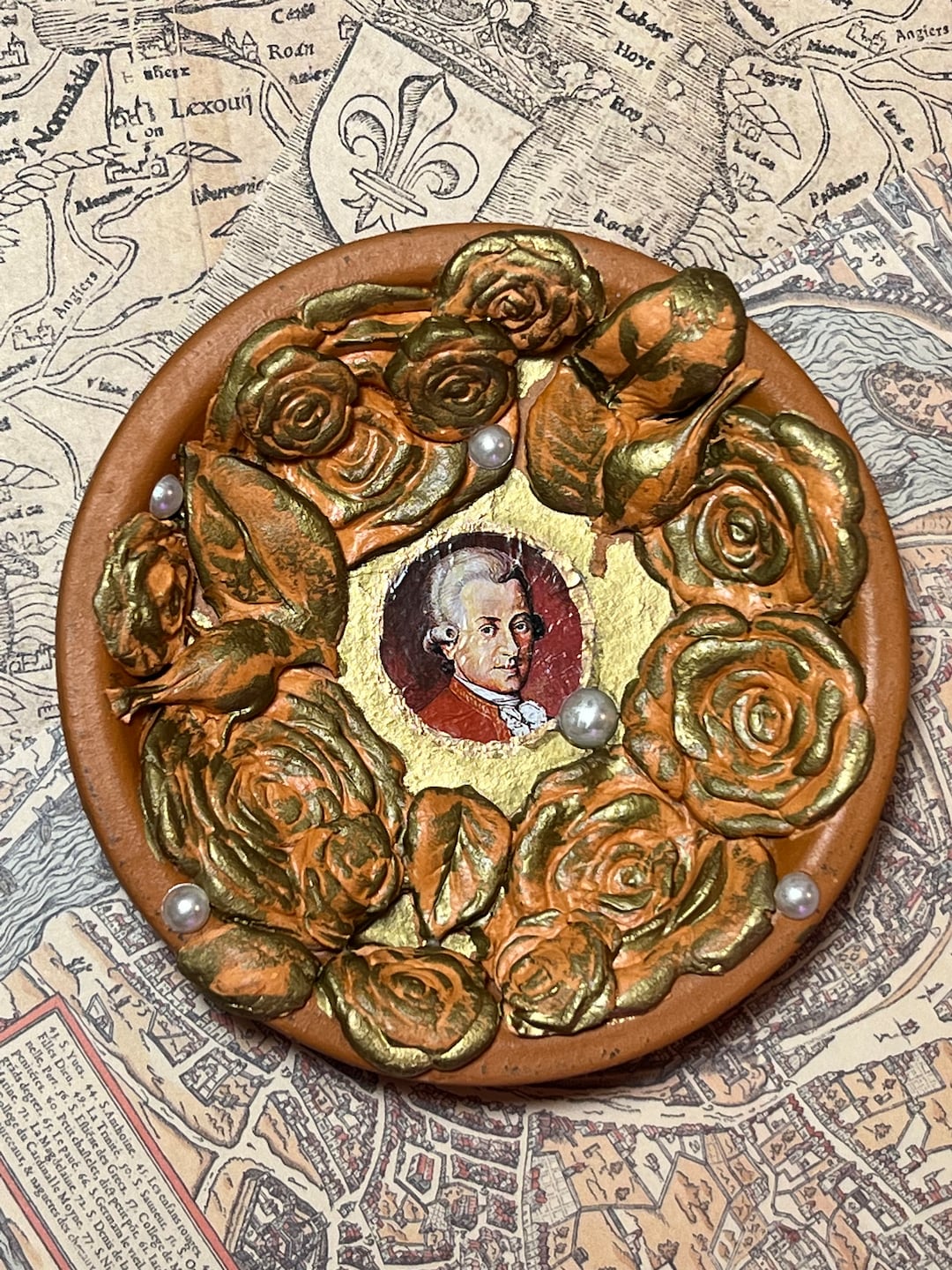 Wolfie mozart Series 2 Clay Wall Plate - Etsy