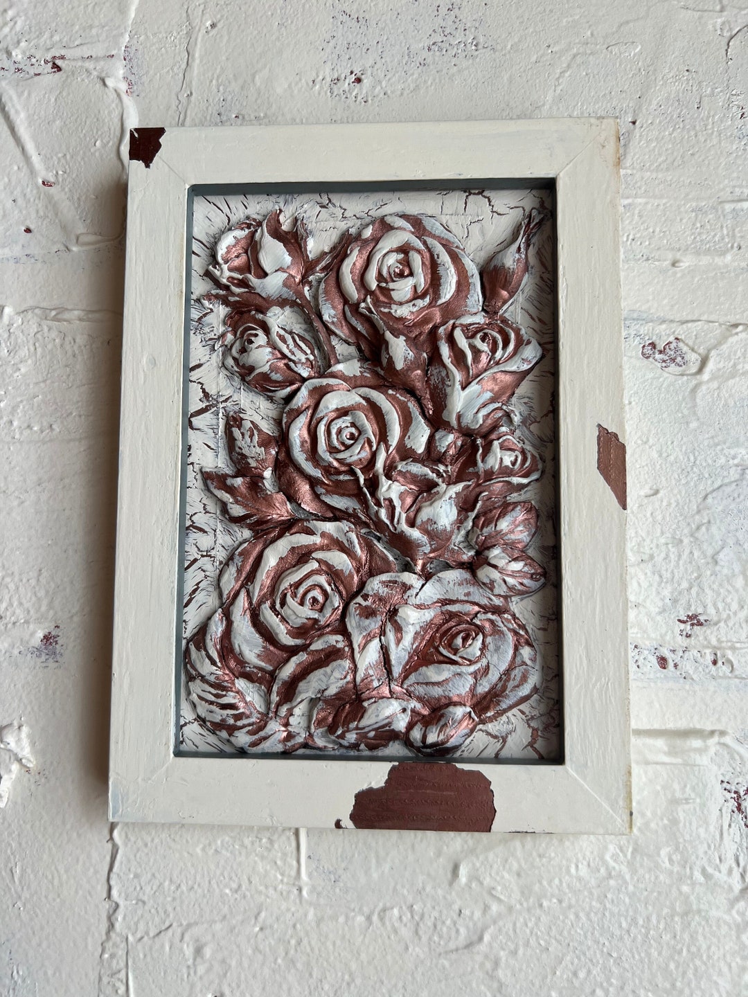 Cream & Copper buff-flowers Series 12 - Etsy