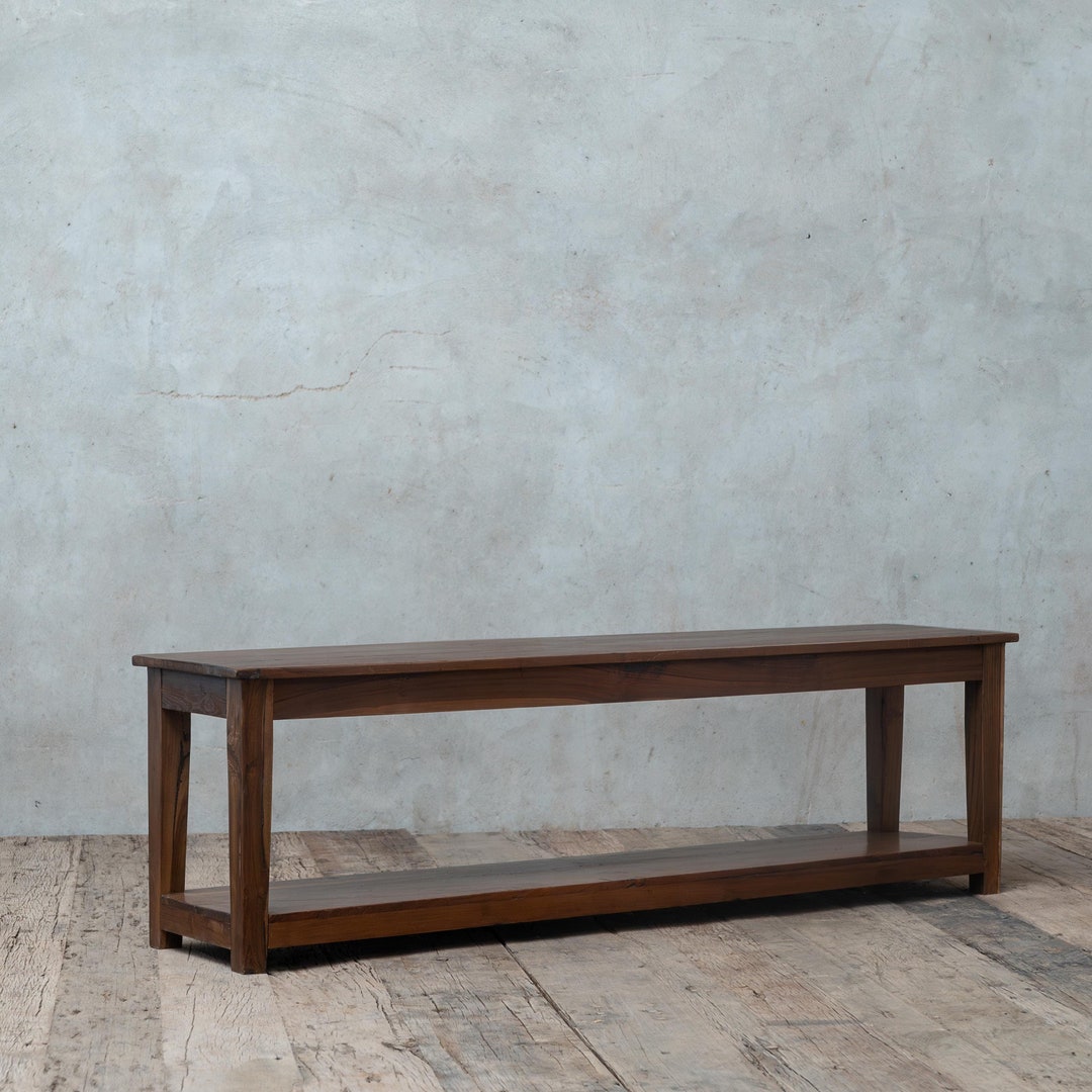 Slim Bench With Shelve, Hallway Bench, Kids Bench, Entryway Bench With ...