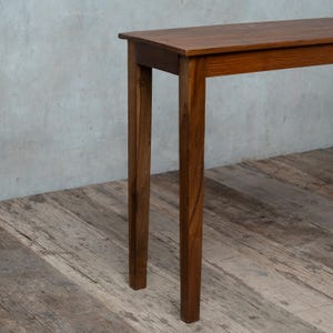 Modern Console Table, Handcrafted Solid Top Entryway Console Table ...