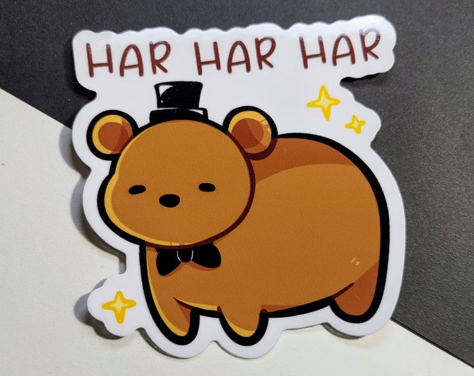 Freddy Fazbear Vinyl Sticker (FNAF) - Etsy