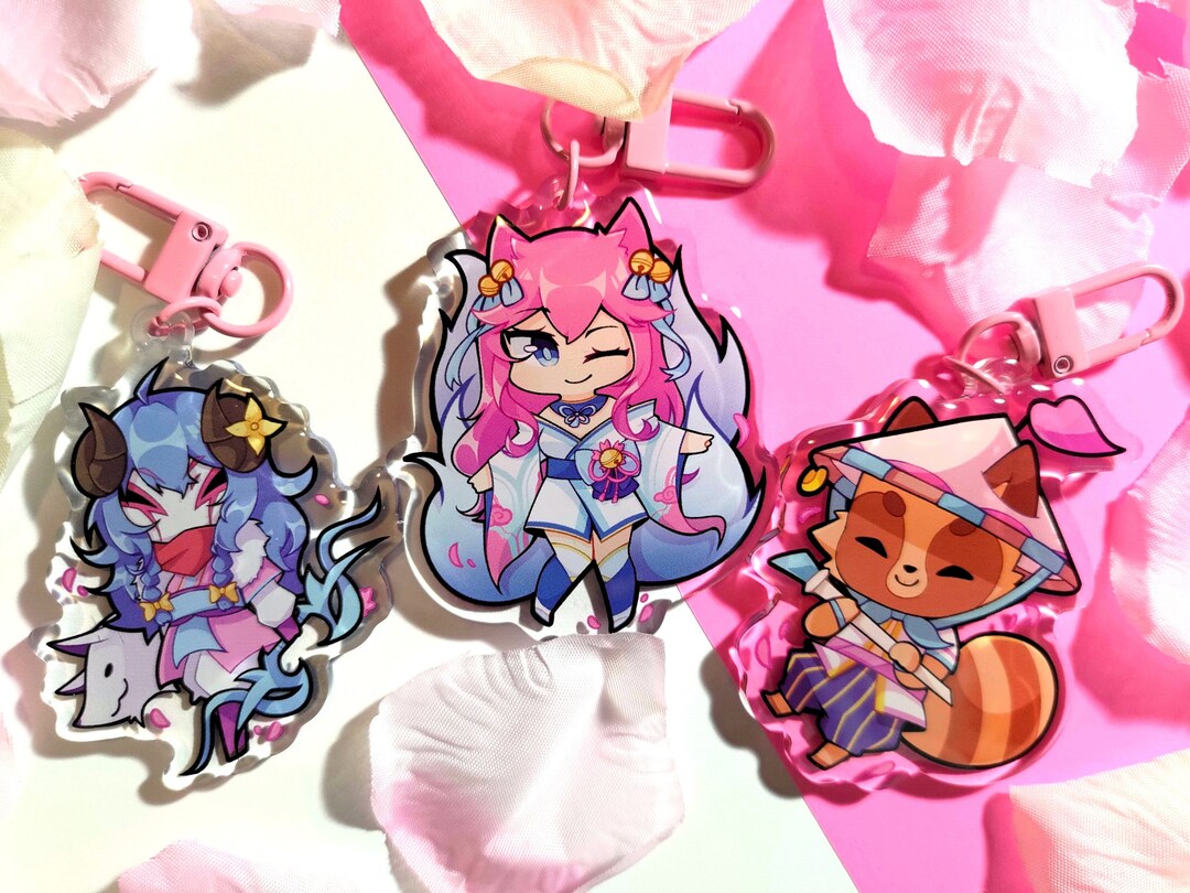 Spirit Blossom Keychains - Etsy