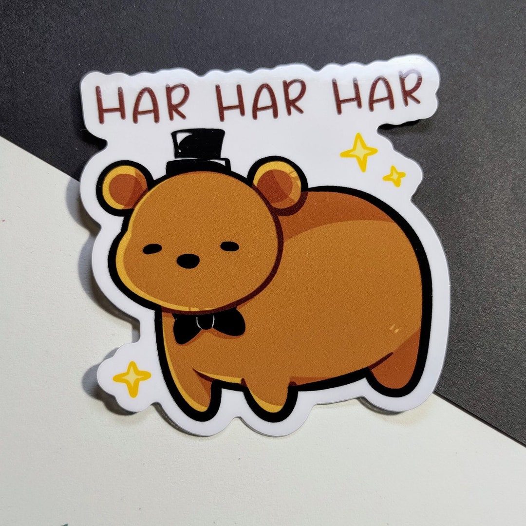 Freddy Fazbear Vinyl Sticker (FNAF) - Etsy