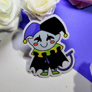 Deltarune Vinyl Stickers || Ralsei, Spamton, Jevil - Etsy