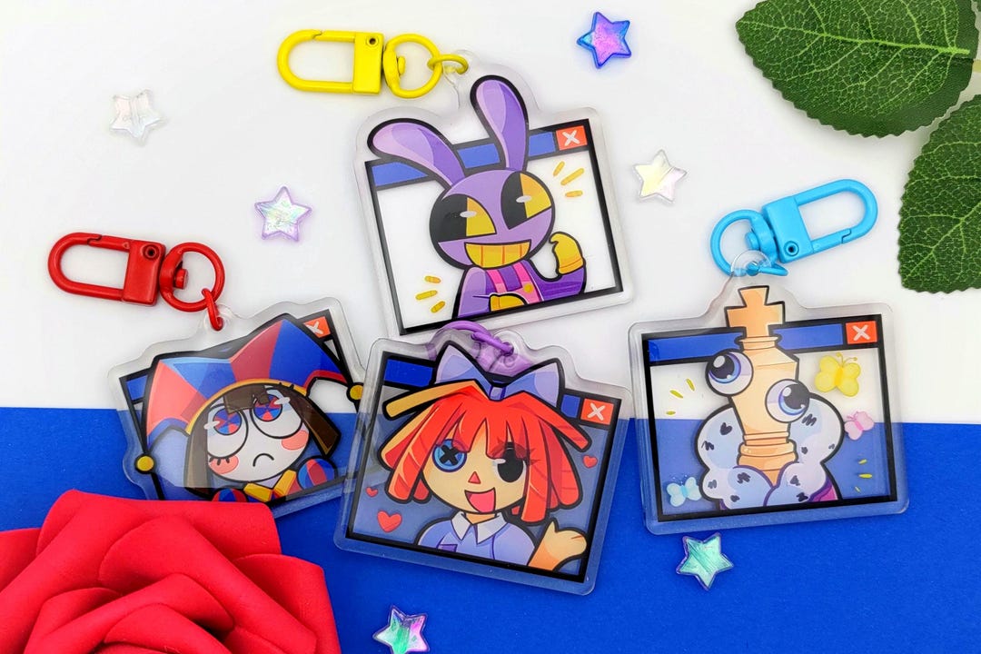 TADC Mini Keychains | the Amazing Digital Circus - Etsy
