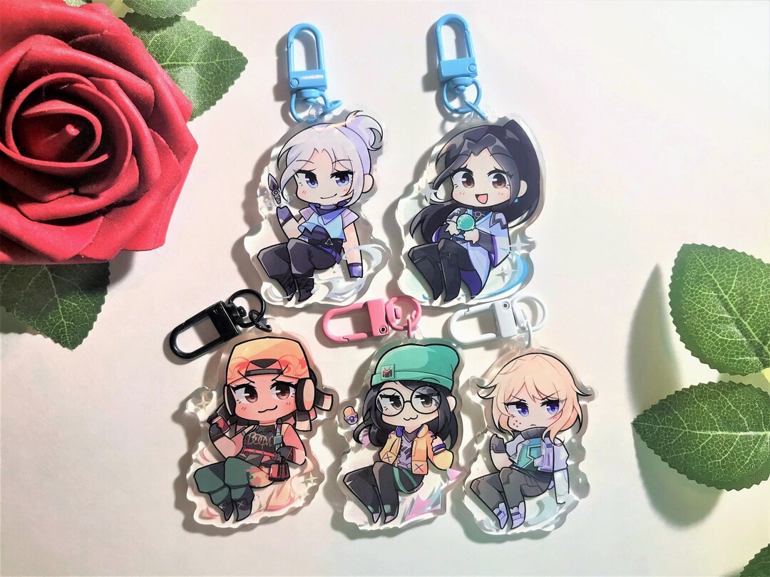 Valorant Keychains Jett Sage Raze Killjoy Deadlock Acrylic B - Etsy