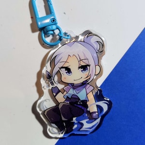 Valorant Acrylic Keychains | Double Sided | Jett, Sage, Raze, Killjoy ...