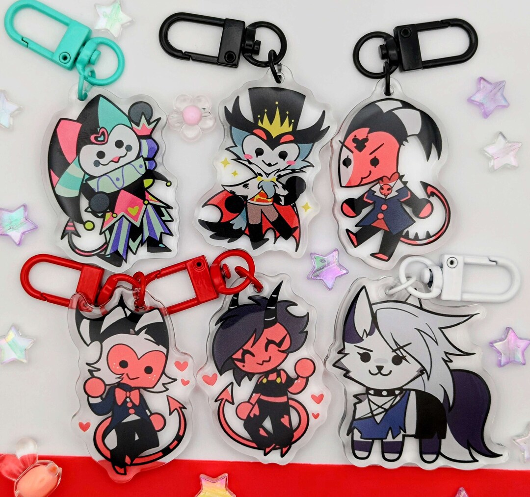 Helluva Boss Mini Keychains - Etsy
