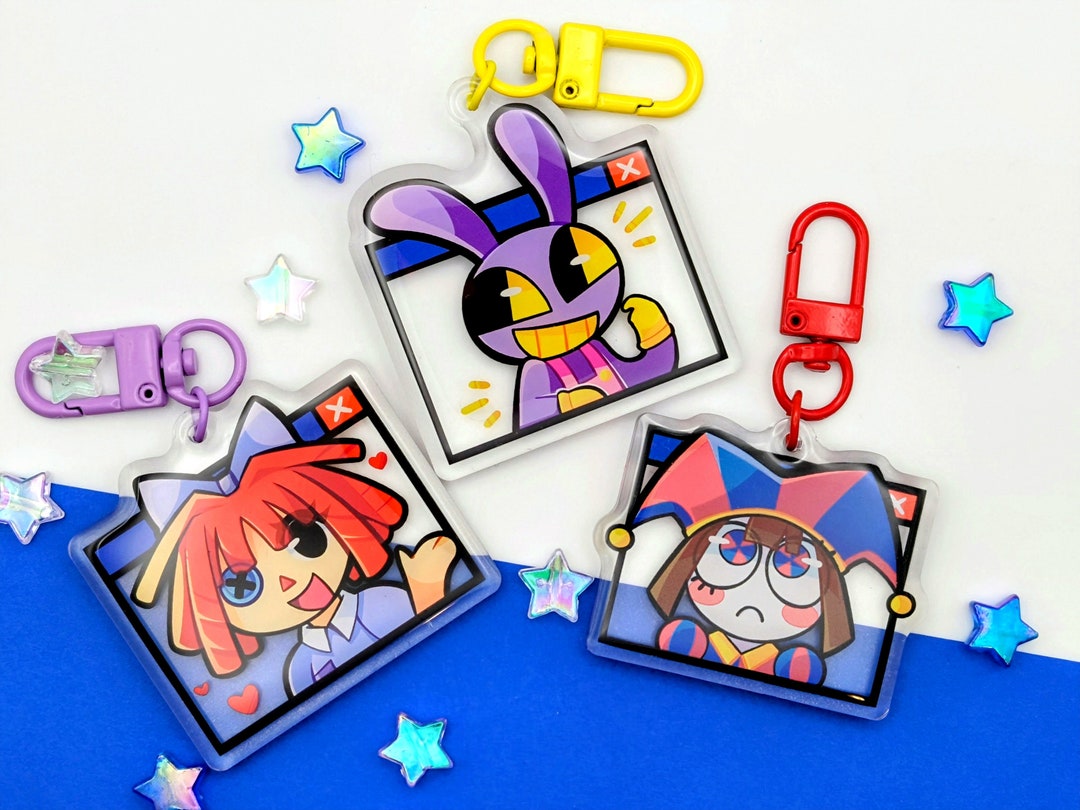 TADC Mini Keychains the Amazing Digital Circus - Etsy