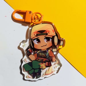 Valorant Acrylic Keychains | Double Sided | Jett, Sage, Raze, Killjoy ...