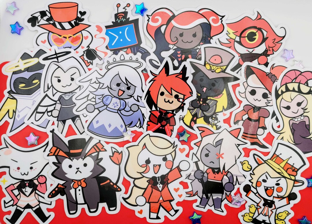 Hazbin Hotel Vinyl Stickers - Etsy