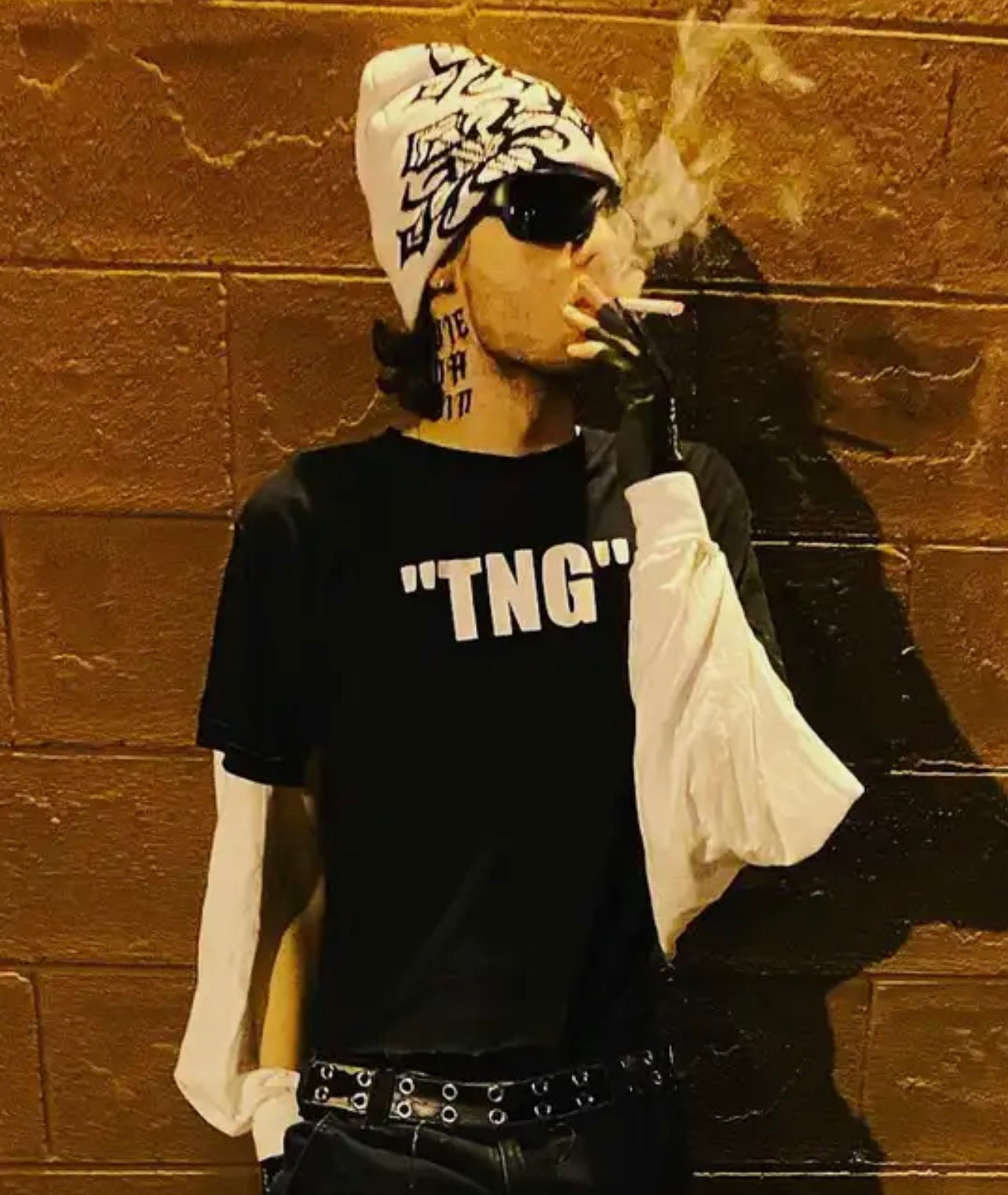 Drain Gang Tattoo Beanie/skull Cap Bladee Ecco2k Yung Lean - Etsy