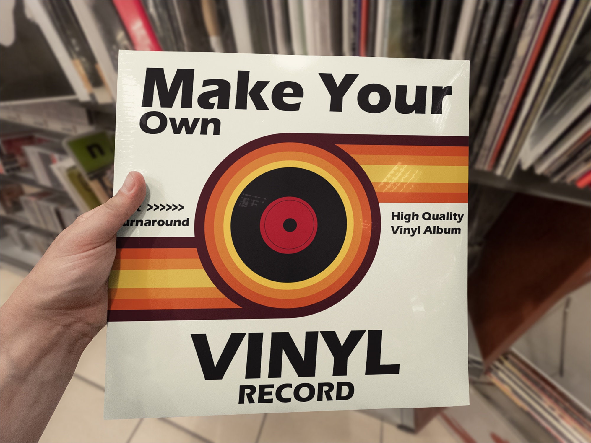 Vinyl Record Custom 45 Minutes 12 LP Mixtape With Full - Etsy UK