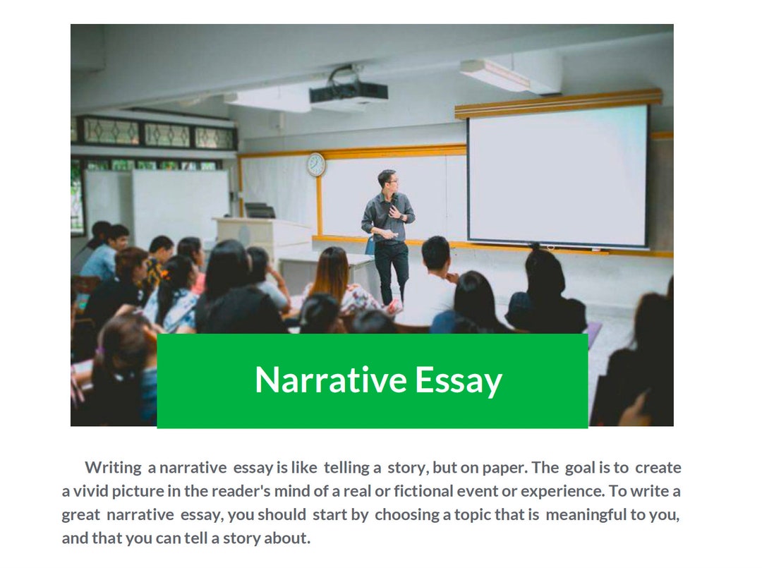 How to Write Narrative Essays - Etsy
