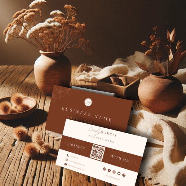 Rustic Business Card - Etsy