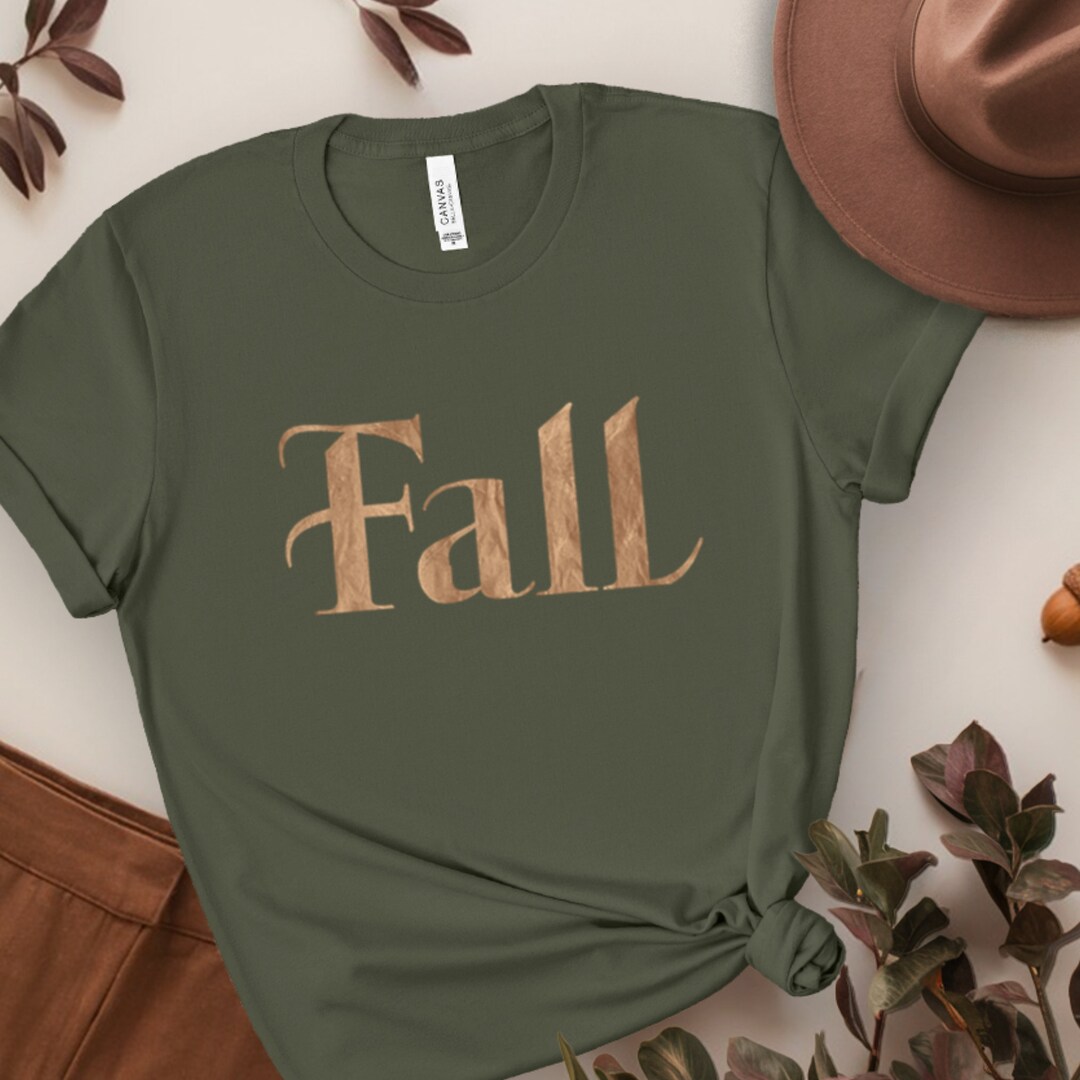 Minimalist Fall T-shirt | Cozy Fall Season Tee Shirt | Cute Fall ...