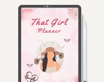 CLEAN GIRL Planner 2025 Digital Planner Goodnotes Planner Self Care ...
