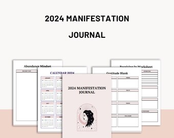 Manifestation Journal Printable | Digital Manifestation Guide | Law of ...