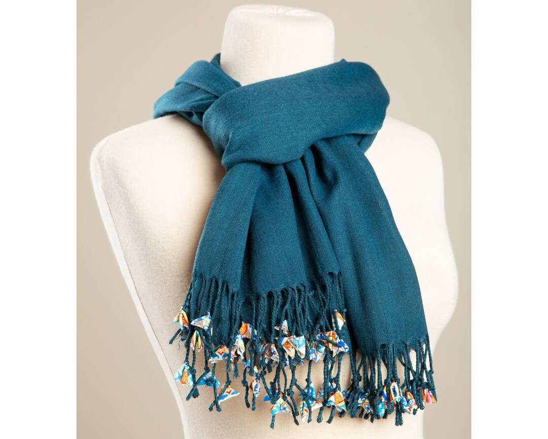 Turkish Handmade Embroidered Scarf %100 Cotton Pashmina - Etsy